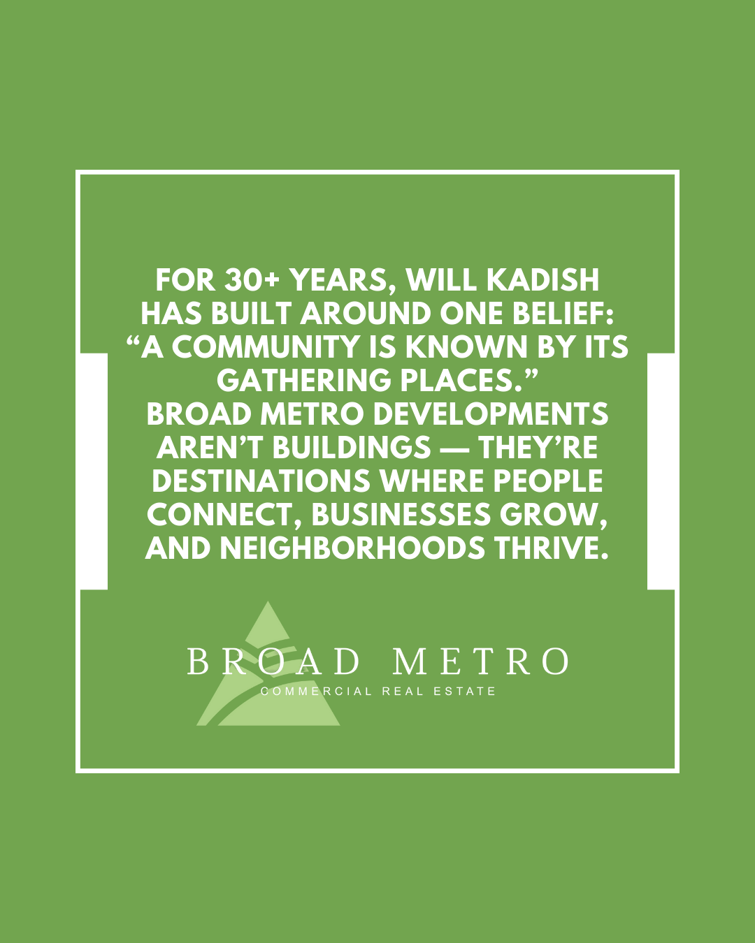 Building Better Communities: How Will Kadish and Broad Metro Have ...